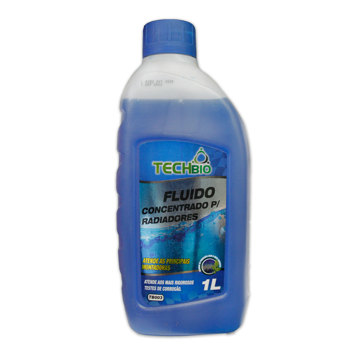 ADITIVO P/ RADIADOR ANTI-CONGELANTE AZUL 1L - TECHBIO :: TB003 - 115193