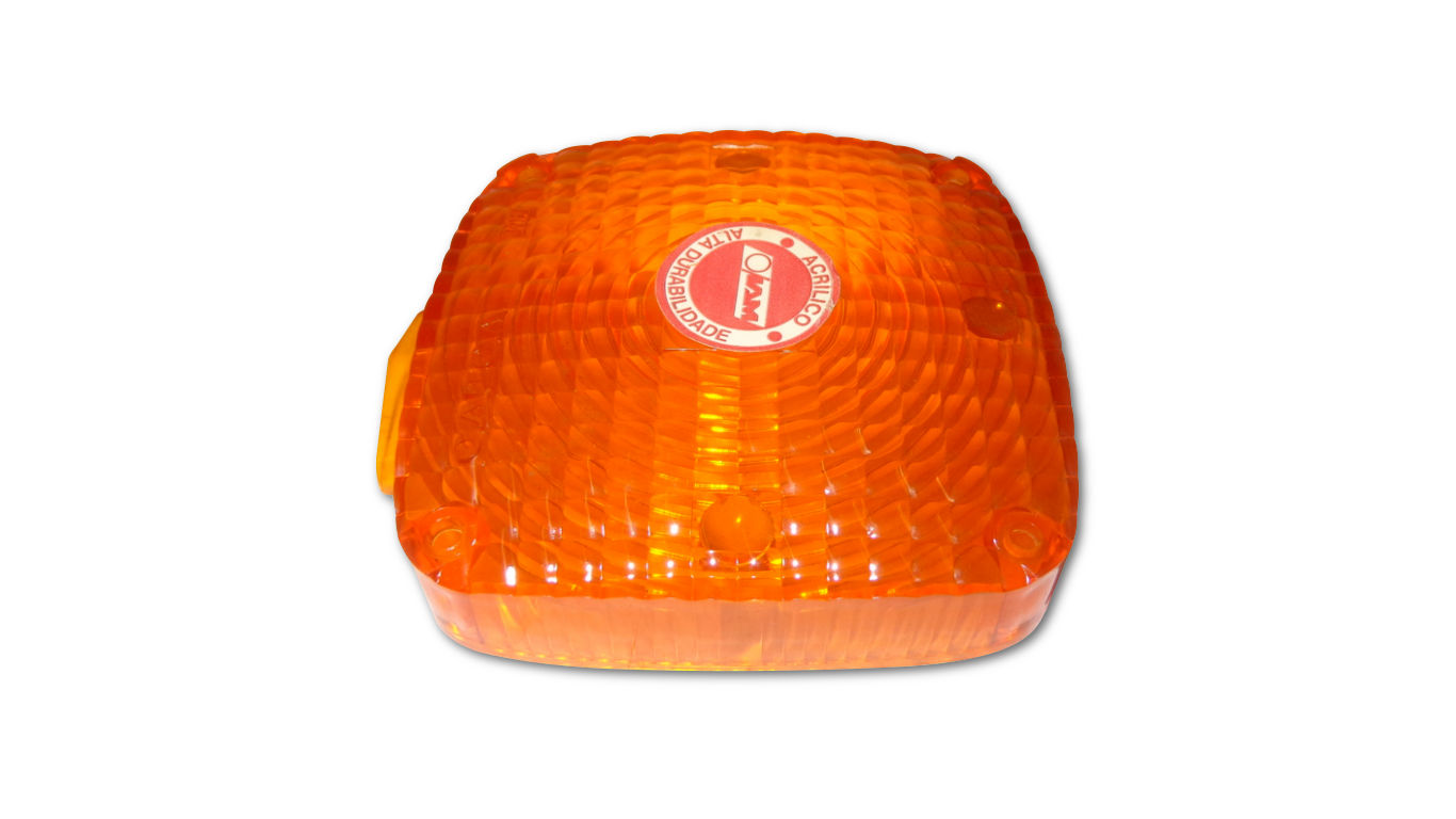 LENTE DIANTEIRO PISCA VOLVO (AMARELA) IAM - PRADOLUX :: 95095001 - 130273