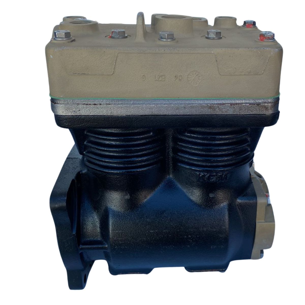 COMPRESSOR KNORR SCANIA 124 2CIL C/BOMBA HIDRAULICO - RECUPERADO ...
