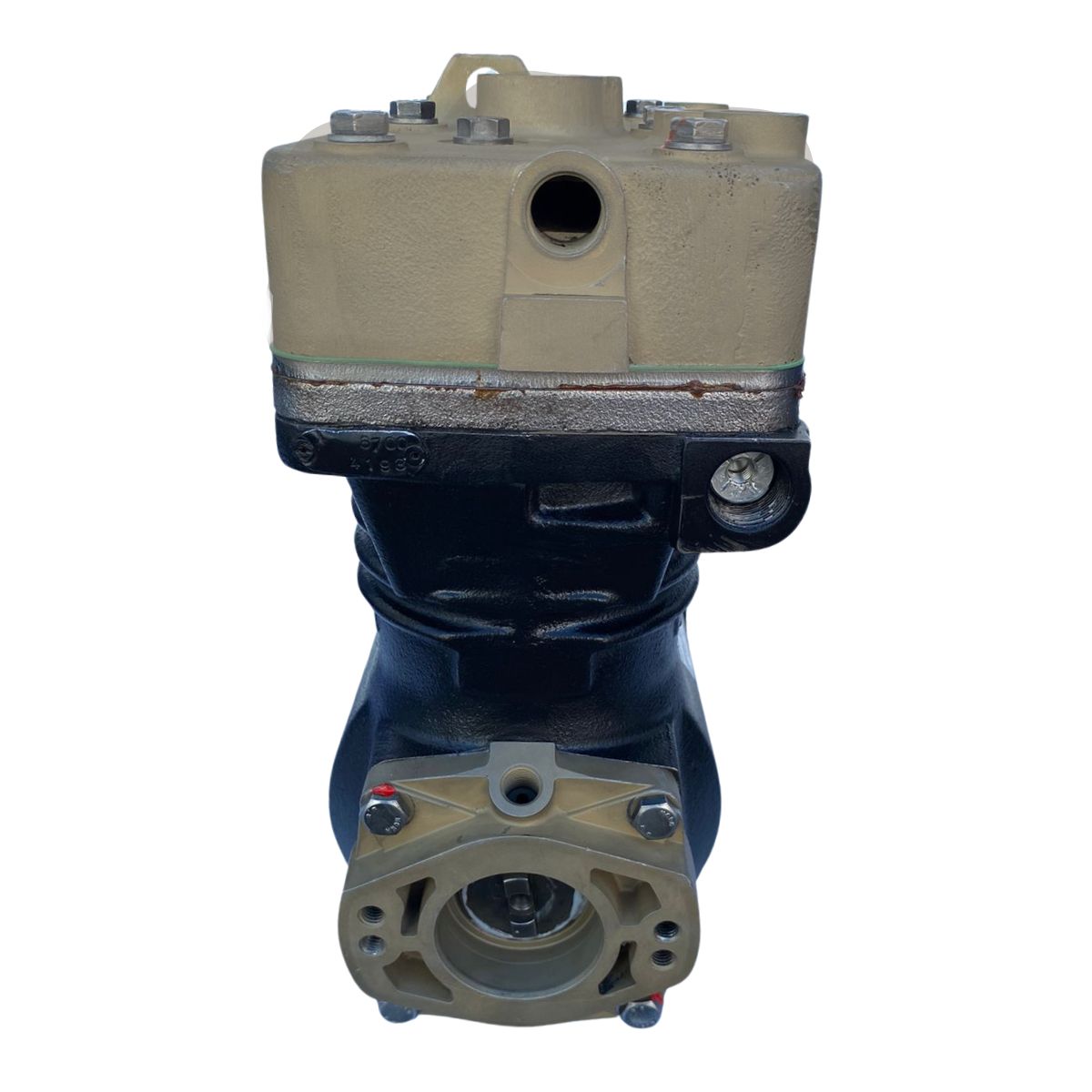 COMPRESSOR KNORR SCANIA 124 2CIL C/BOMBA HIDRAULICO - RECUPERADO ...