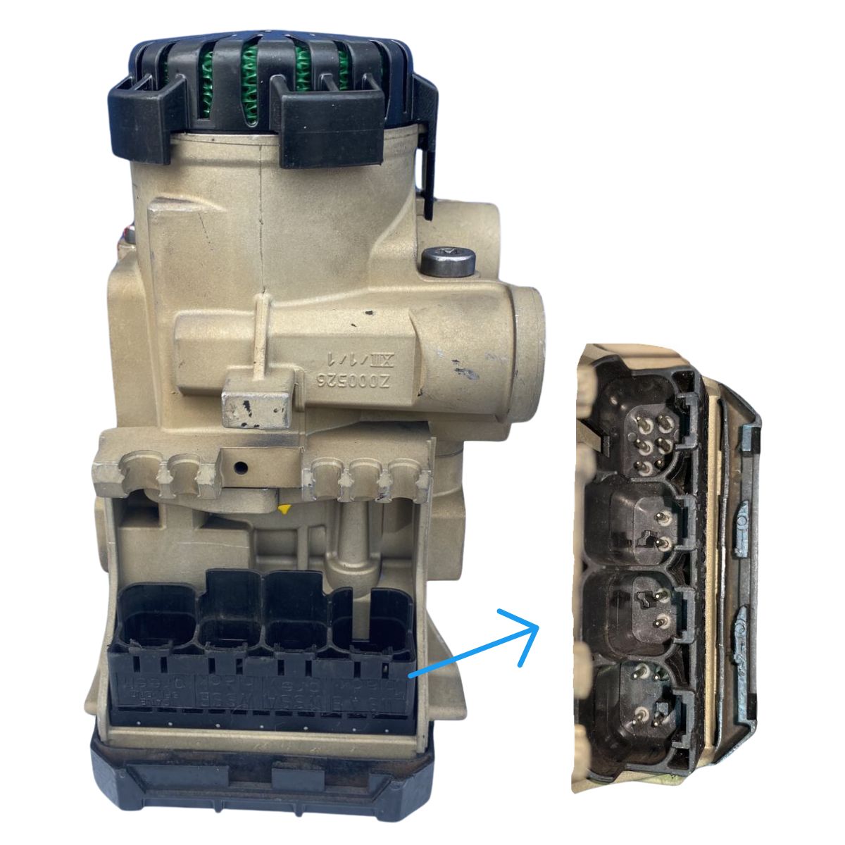 VALVULA MODULADORA EBS KNORR VOLVO DUPLA - RECUPERADO :: K020022R - 285374
