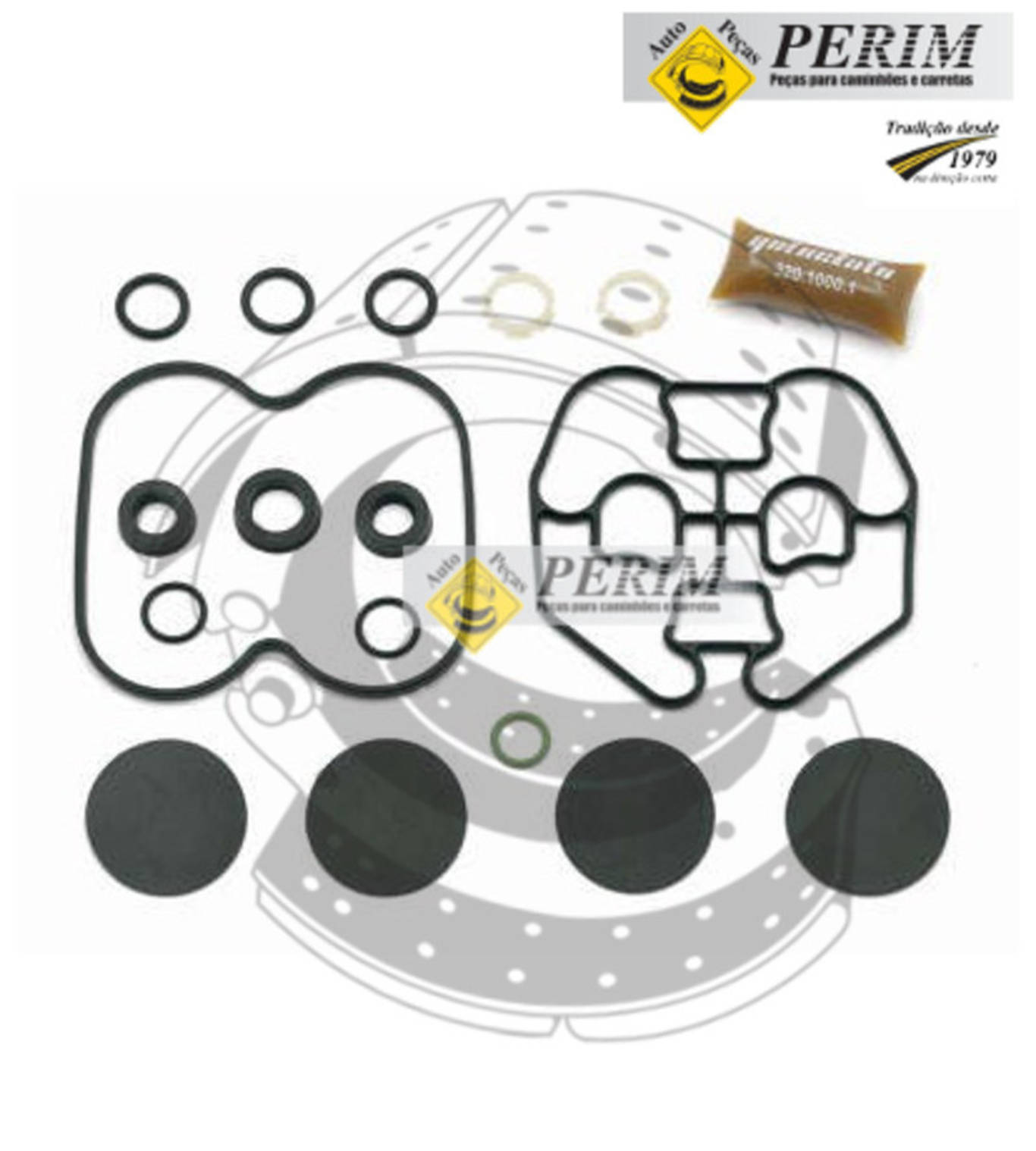 REPARO VALVULA 4 VIAS KNORR VOLVO ONIBUS MODERNO AE4603 - QUINELATO ...