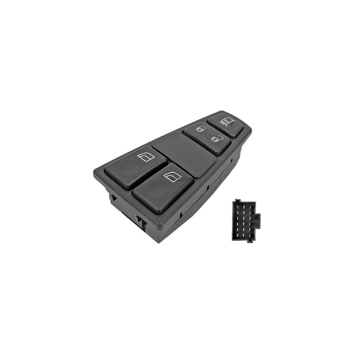 PAINEL INTERRUPTOR VIDRO ELETRICO LADO ESQUERDO VOLVO FH/FM PARCIAL ...