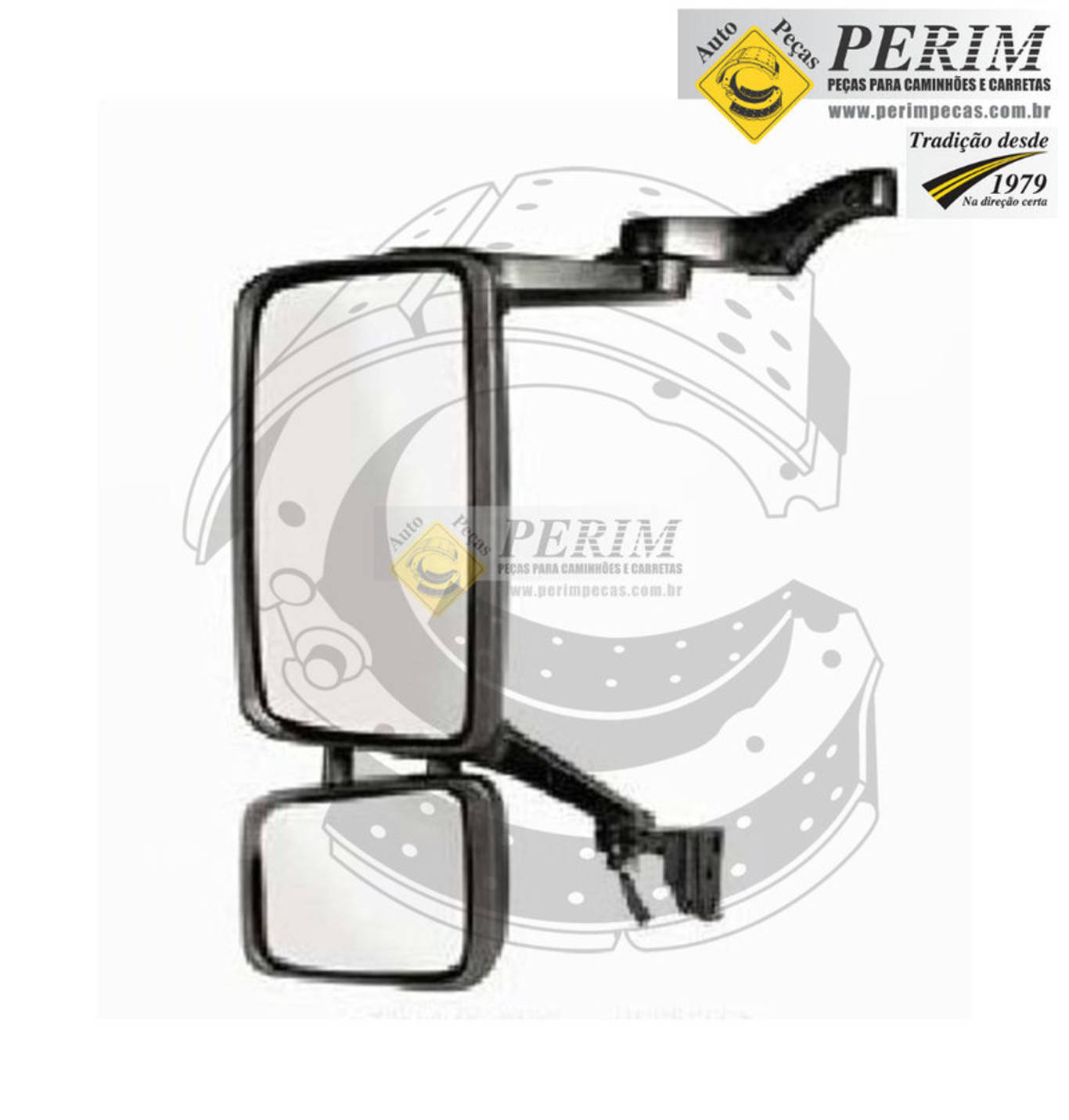 RETROVISOR VOLVO FH 2009 LADO ESQUERDO C/DESEMB ELETRICO / ELETRONICO ...