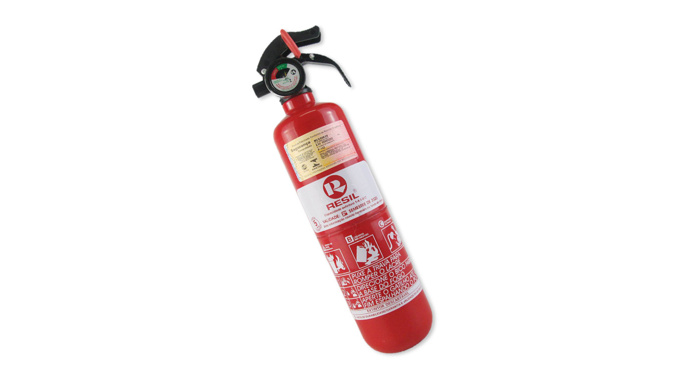 EXTINTOR PO 1KG 3POL S/TROCA 5ANOS RESIL - RESIL :: R987 - 345415