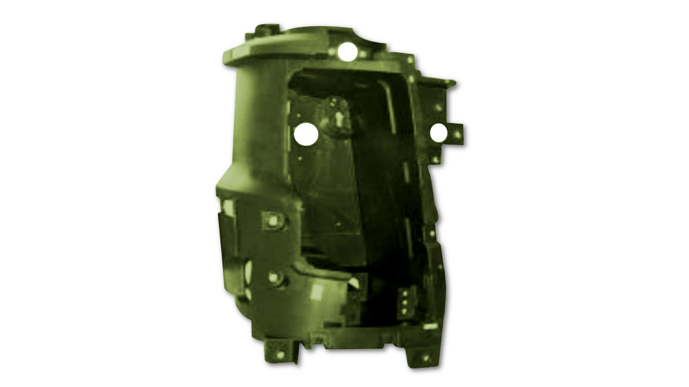 ALOJAMENTO FAROL LADO DIREITO VOLVO FH12 (04A07) PLAS - :: V20453628 ...