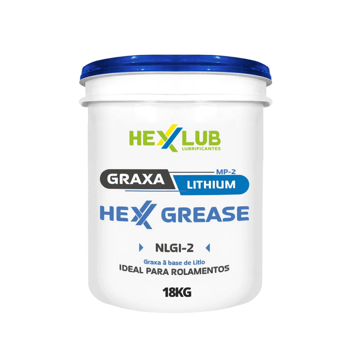 GRAXA AZUL MP2 LITIO/NLGI 2 18KG - HEXXLUB :: 8101018 - 377369
