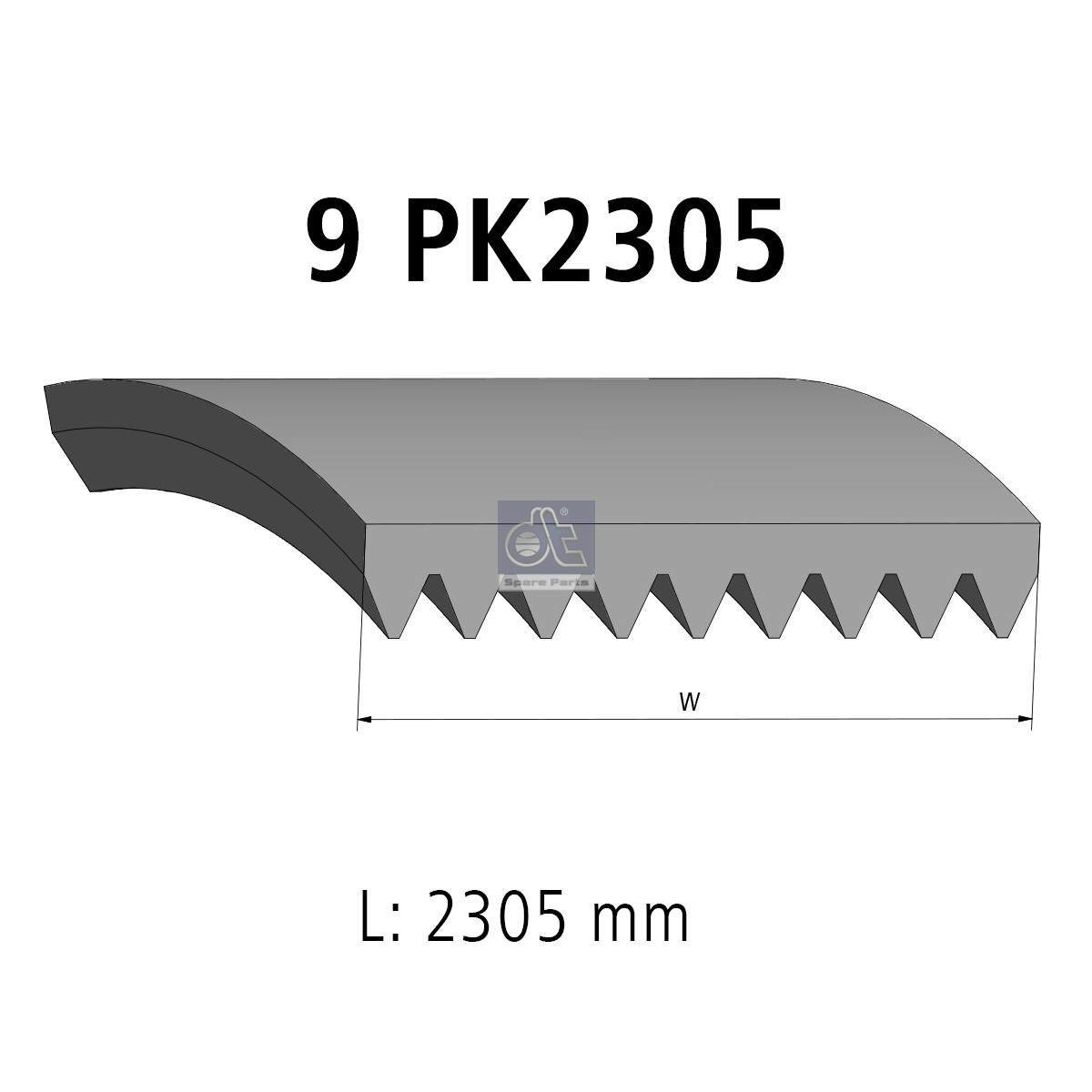 CORREIA MERCEDES-BENZ ACTROS OM460LA 9PK2305 - DT SPARE PARTS :: 4. ...
