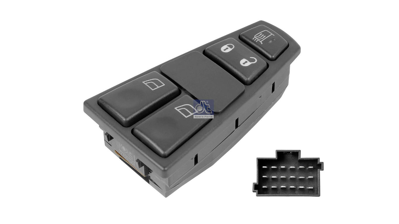 PAINEL INTERR VIDRO ELETRICO / ELETRONICO LADO ESQUERDO VOLVO FH PARCI ...